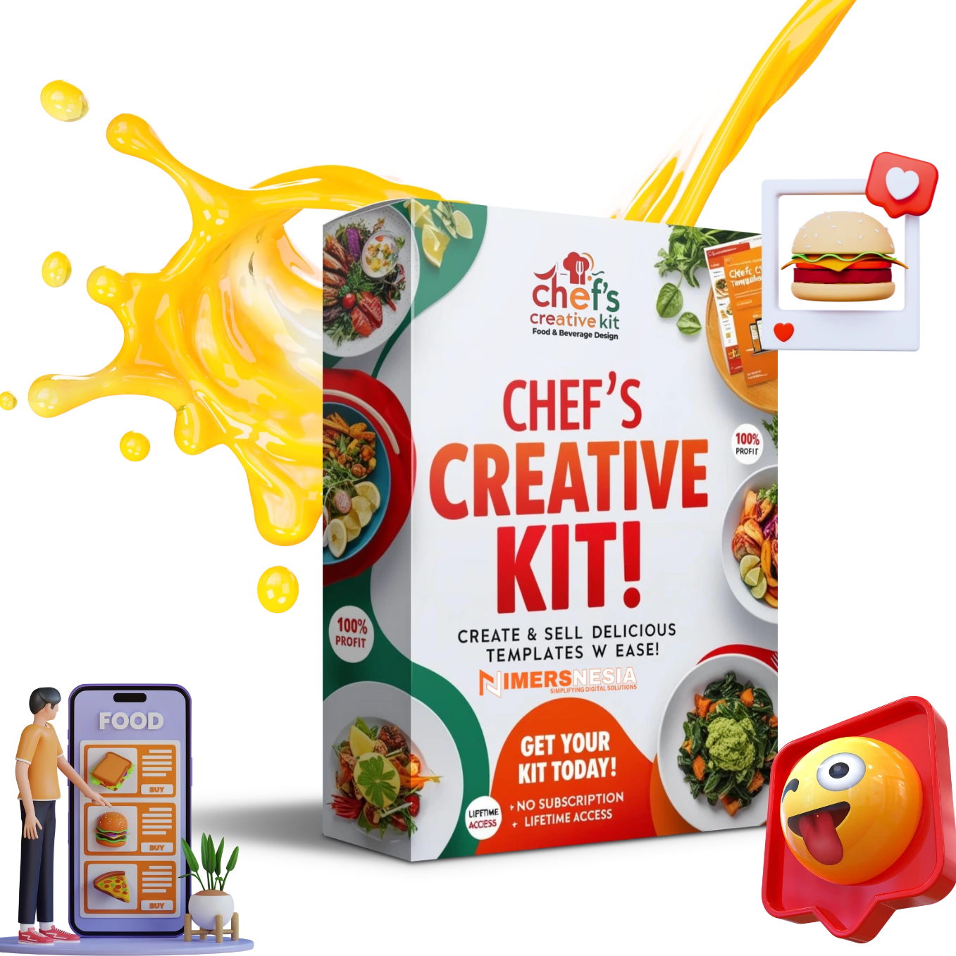 chefs creative kit – Live Produk Digital Terbaik Dari IMERSNESIA